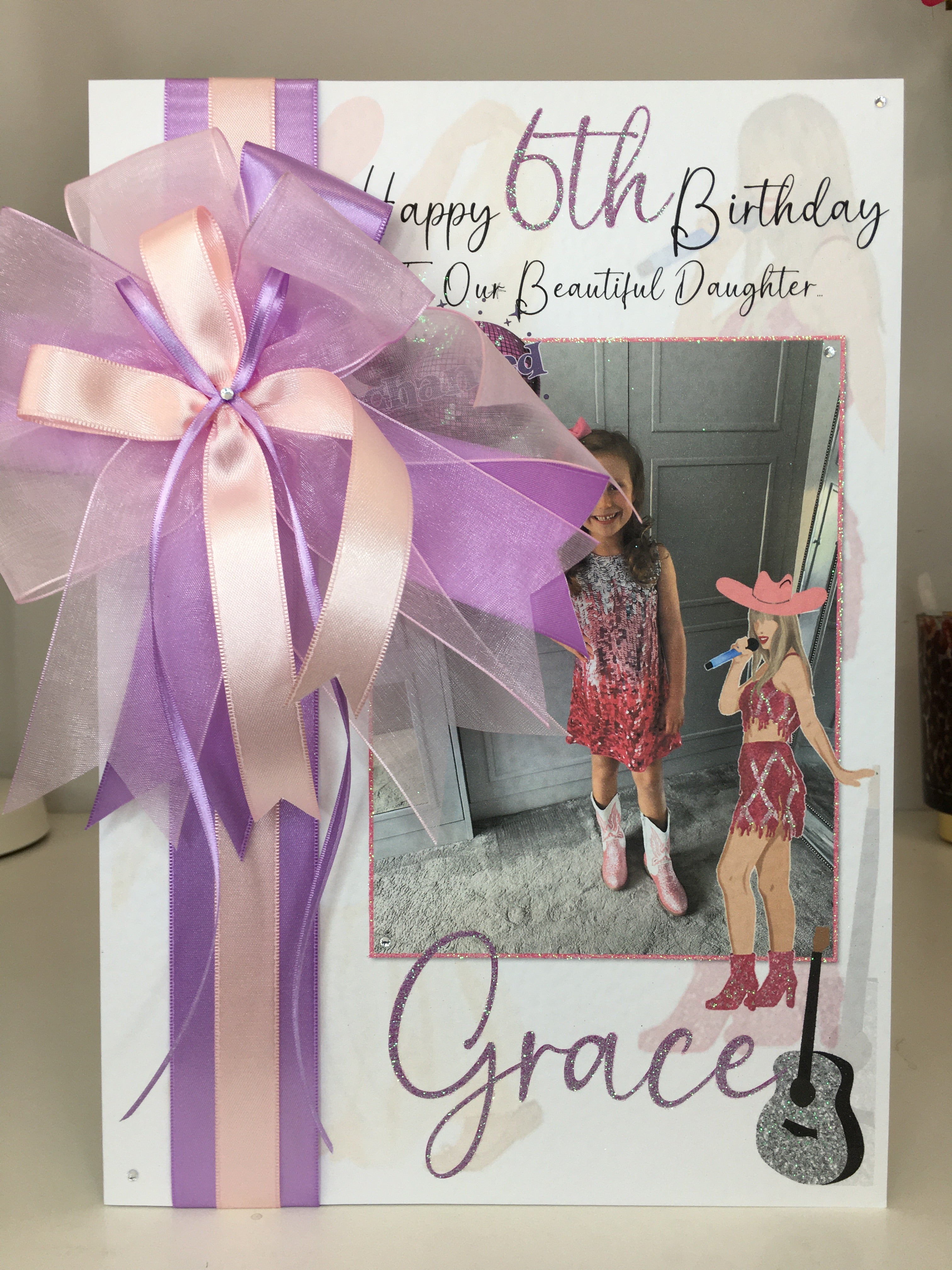 Ribbon & Bow Taylor Swift Photo Card – Yayyays Store