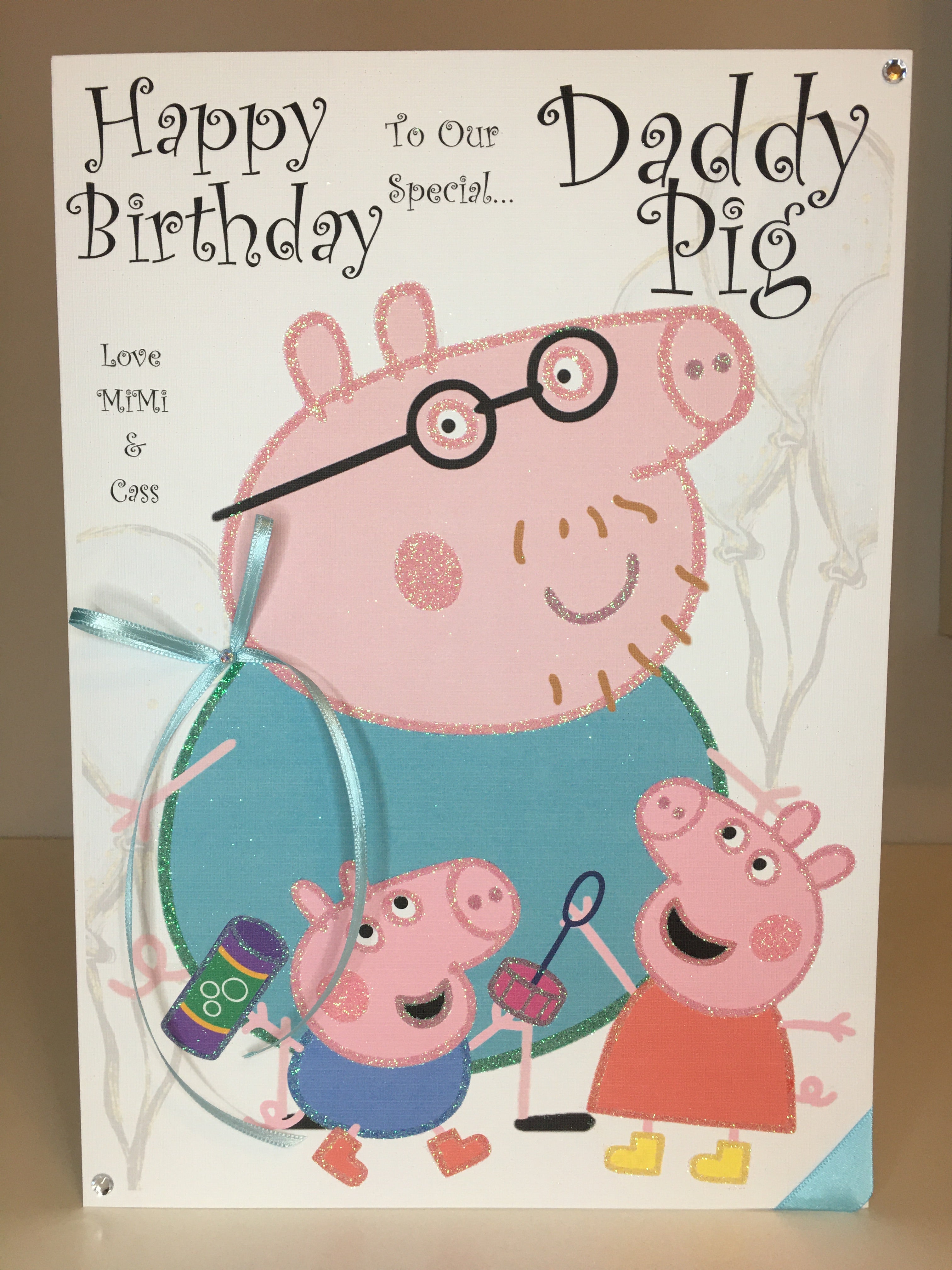 Daddy Pig, Peppa Pig & George Card – Yayyays Store